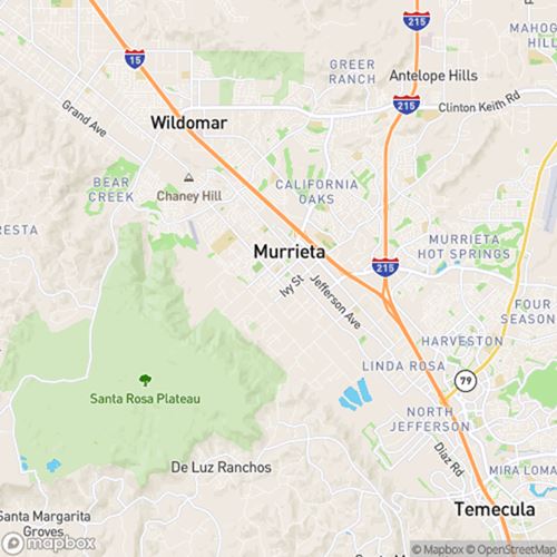 Mapa De Murrieta, California